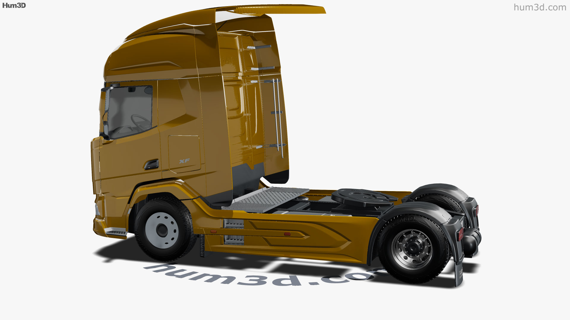 360 view of DAF XF 450 FT Tractor Truck 2-axle 2025 3D model - 3DModels ...