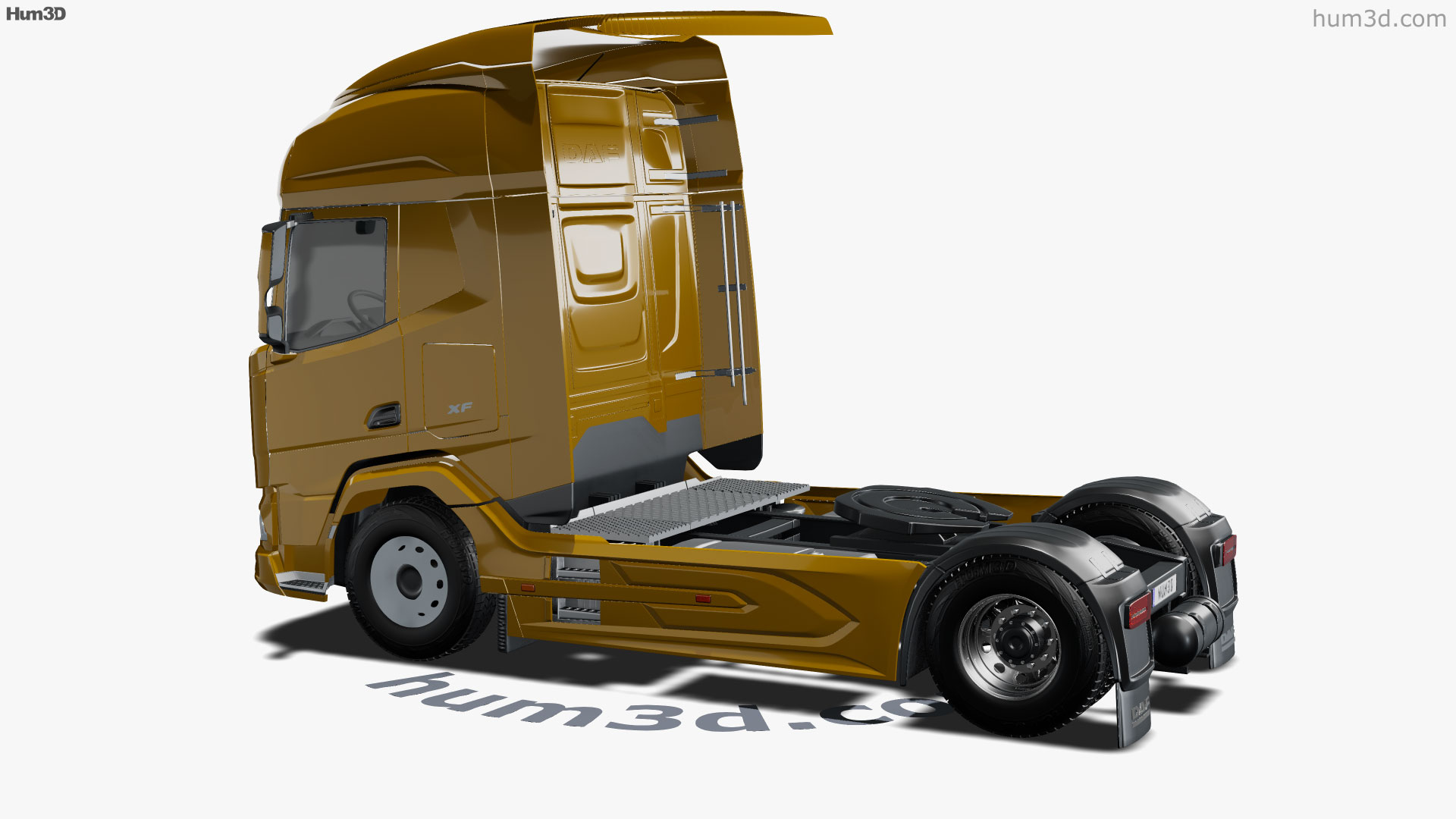 360 view of DAF XF 450 FT Tractor Truck 2-axle 2025 3D model - 3DModels ...