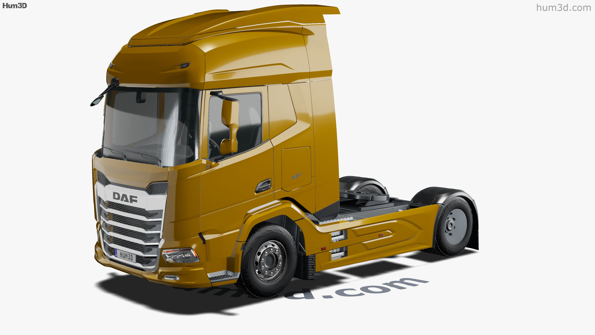 360 view of DAF XF 450 FT Tractor Truck 2-axle 2025 3D model - 3DModels ...