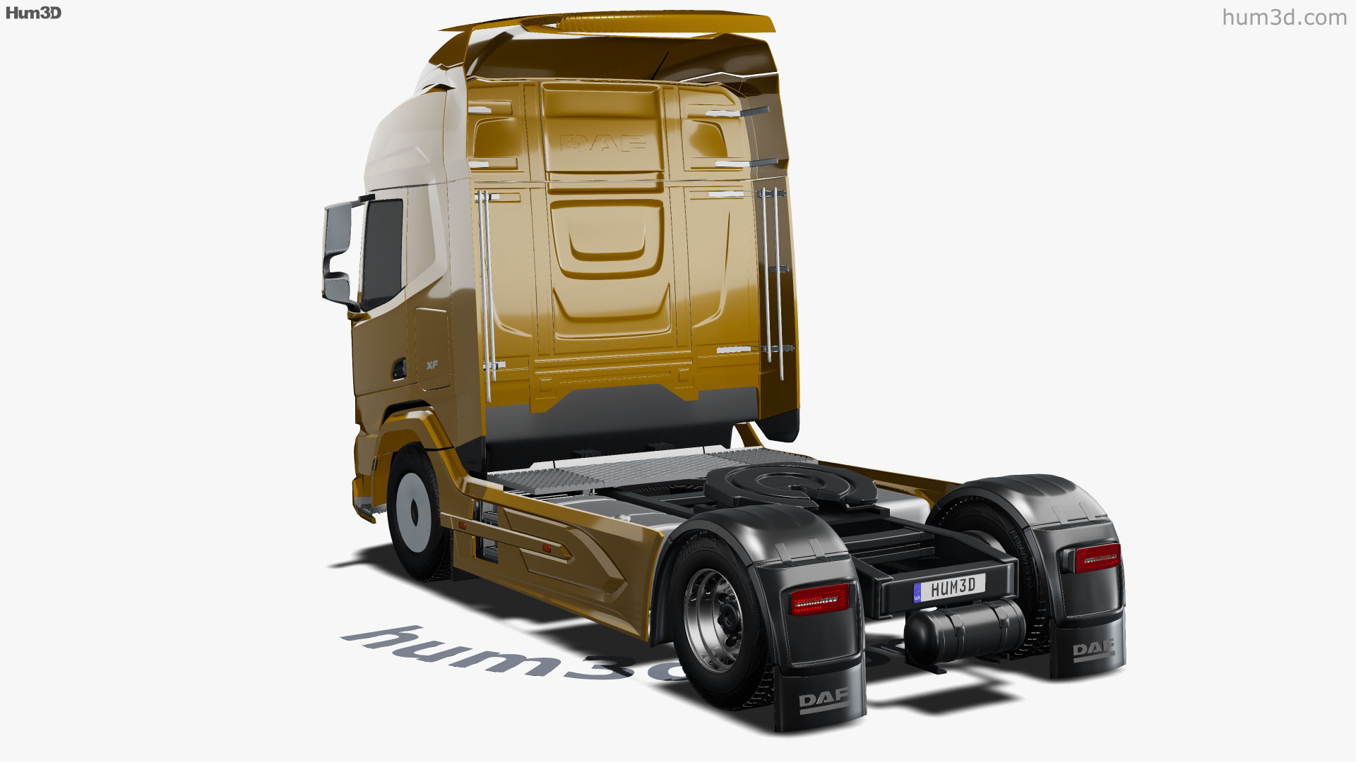 360 view of DAF XF 450 FT Tractor Truck 2-axle 2025 3D model - 3DModels ...