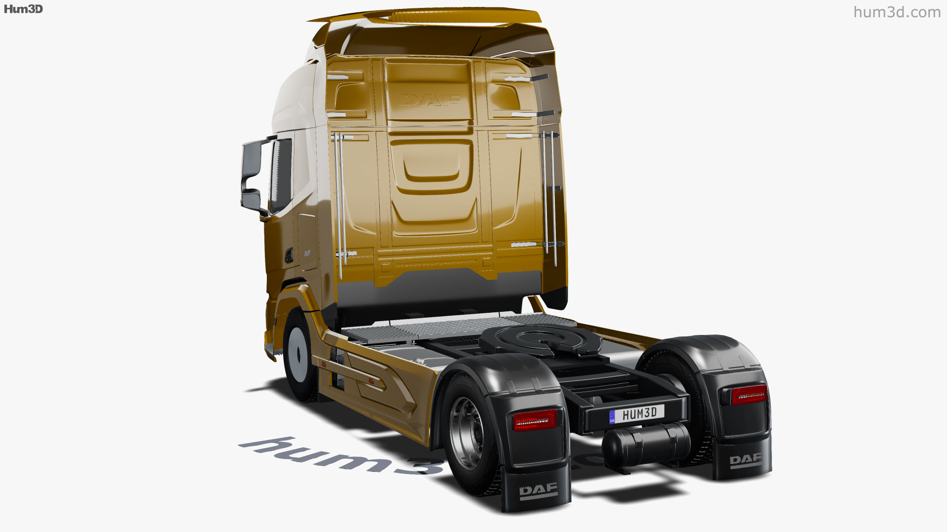 360 view of DAF XF 450 FT Tractor Truck 2-axle 2025 3D model - 3DModels ...
