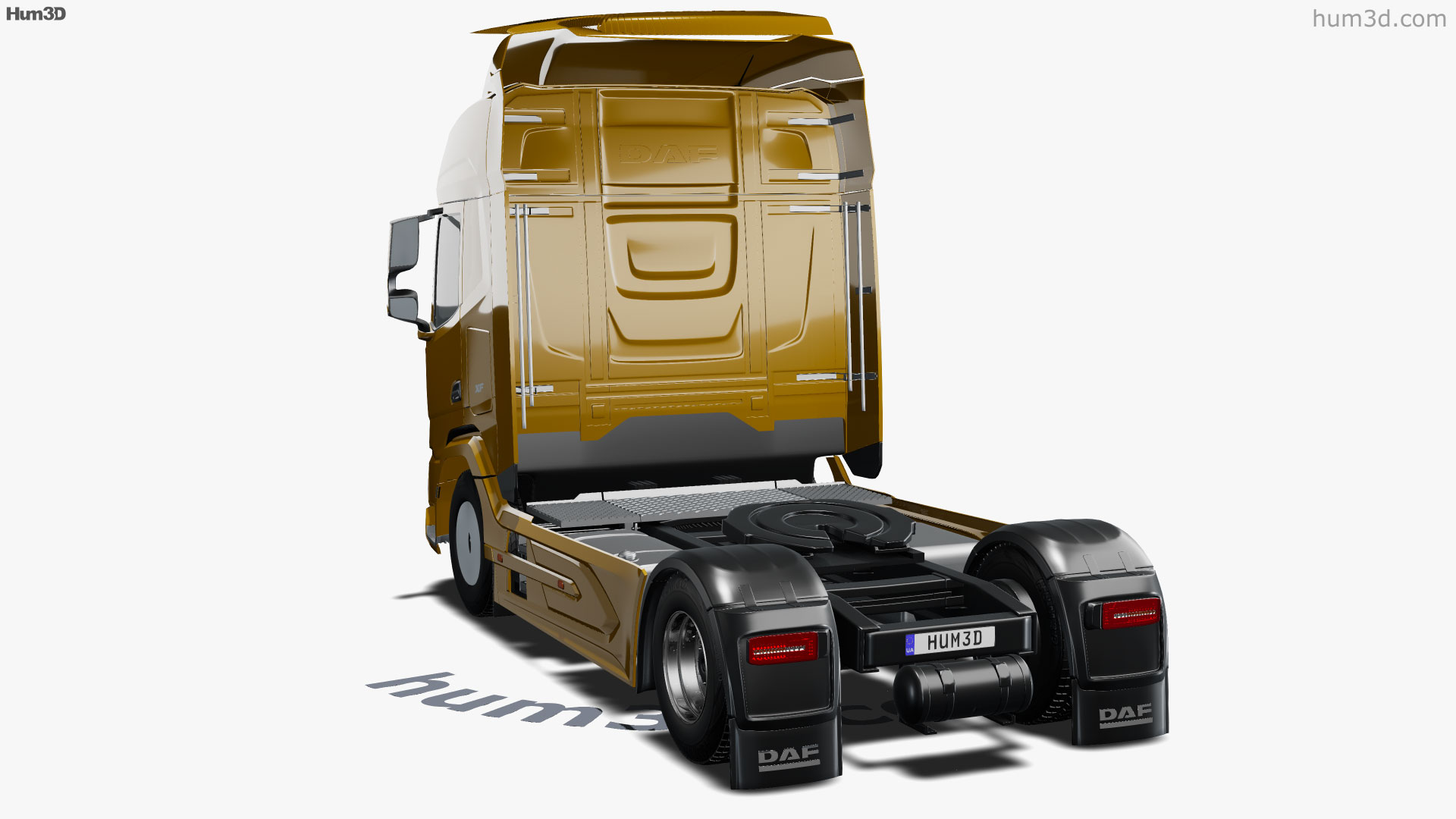 360 view of DAF XF 450 FT Tractor Truck 2-axle 2025 3D model - 3DModels ...