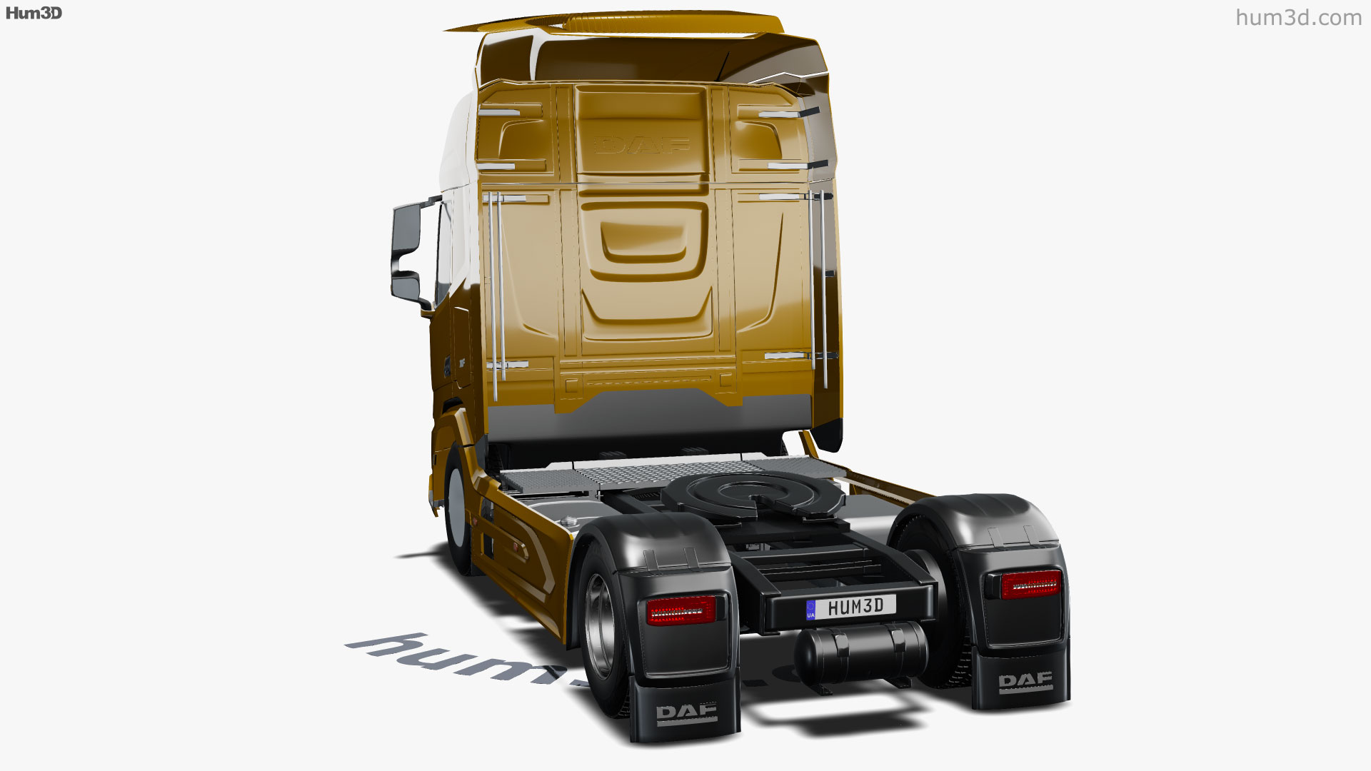 360 view of DAF XF 450 FT Tractor Truck 2-axle 2025 3D model - 3DModels ...