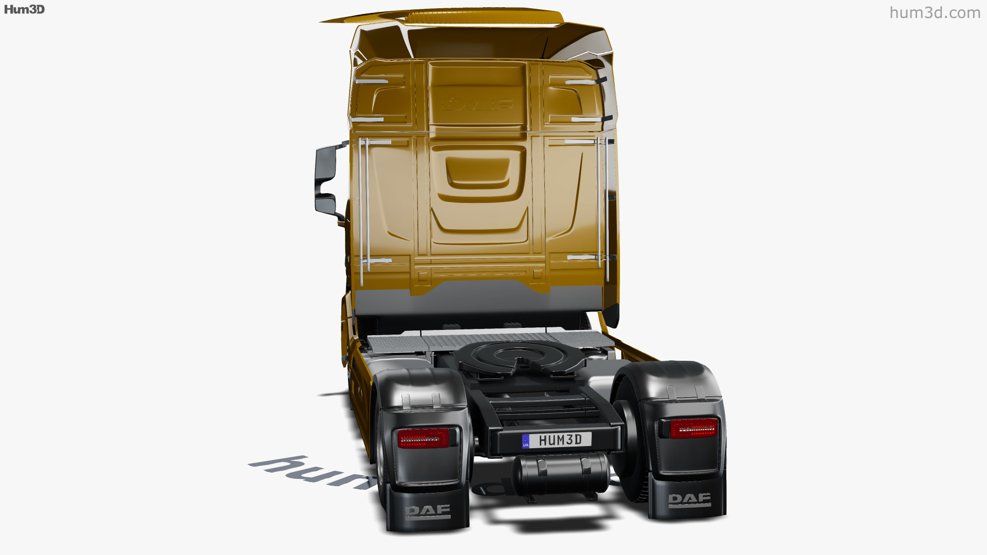 360 view of DAF XF 450 FT Tractor Truck 2-axle 2025 3D model - 3DModels ...