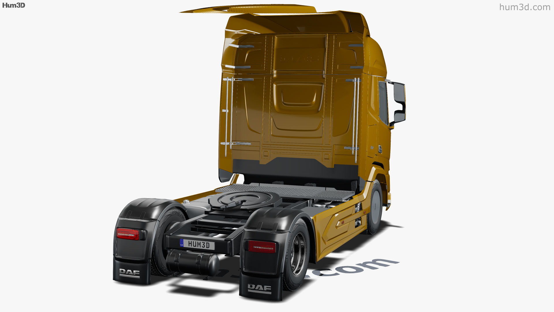 360 view of DAF XF 450 FT Tractor Truck 2-axle 2025 3D model - 3DModels ...