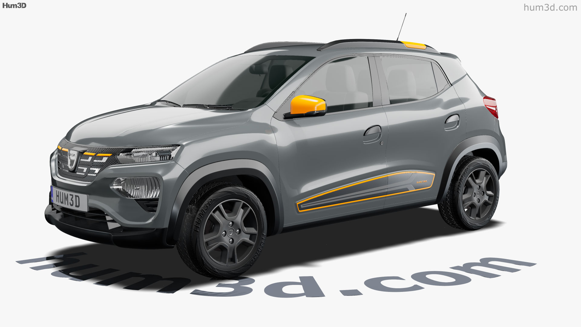 360 view of Dacia Spring Electric 2024 3D model - 3DModels store