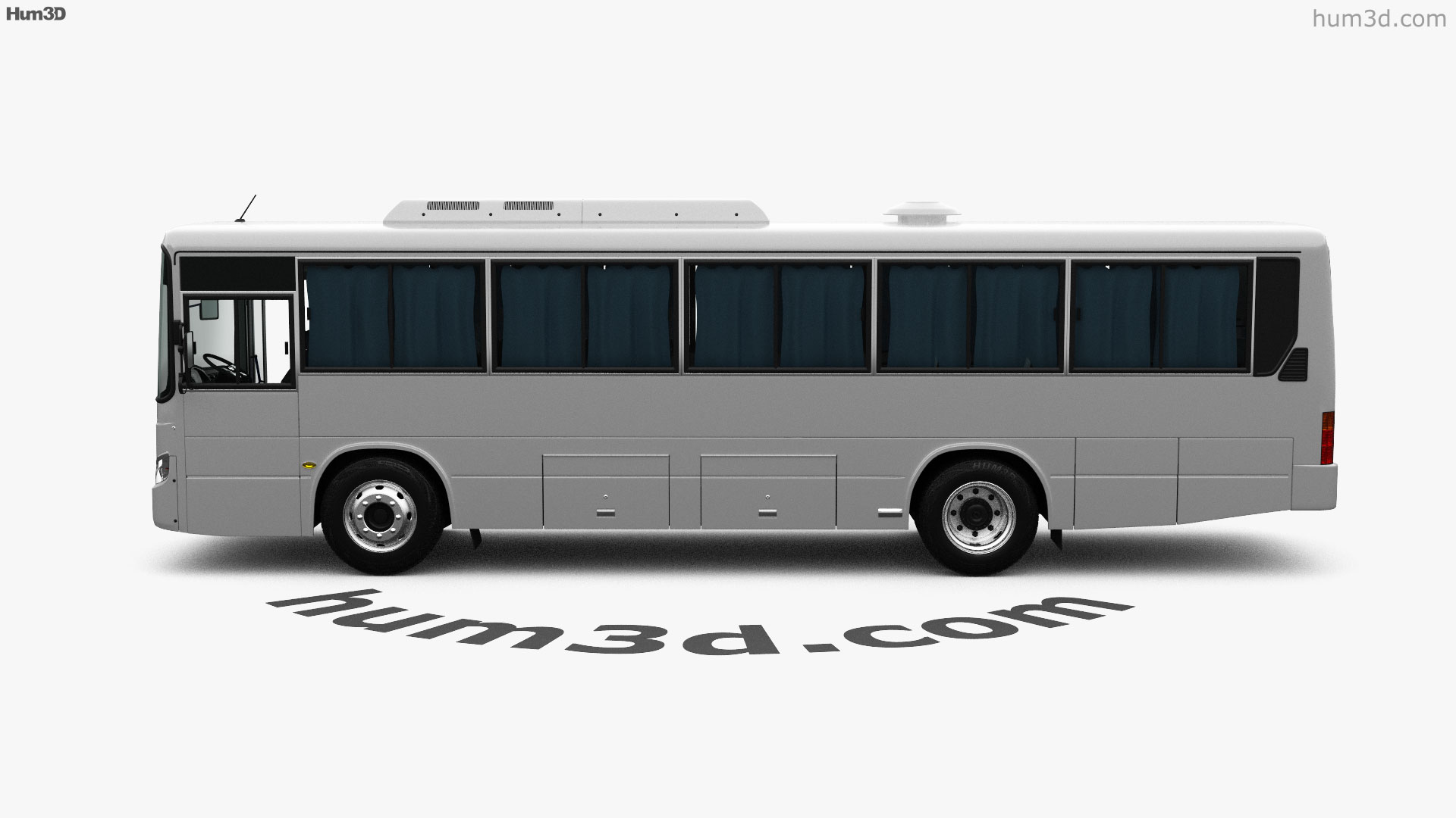 360 view of Daewoo BS106 Bus with HQ interior 2024 3D model - 3DModels ...
