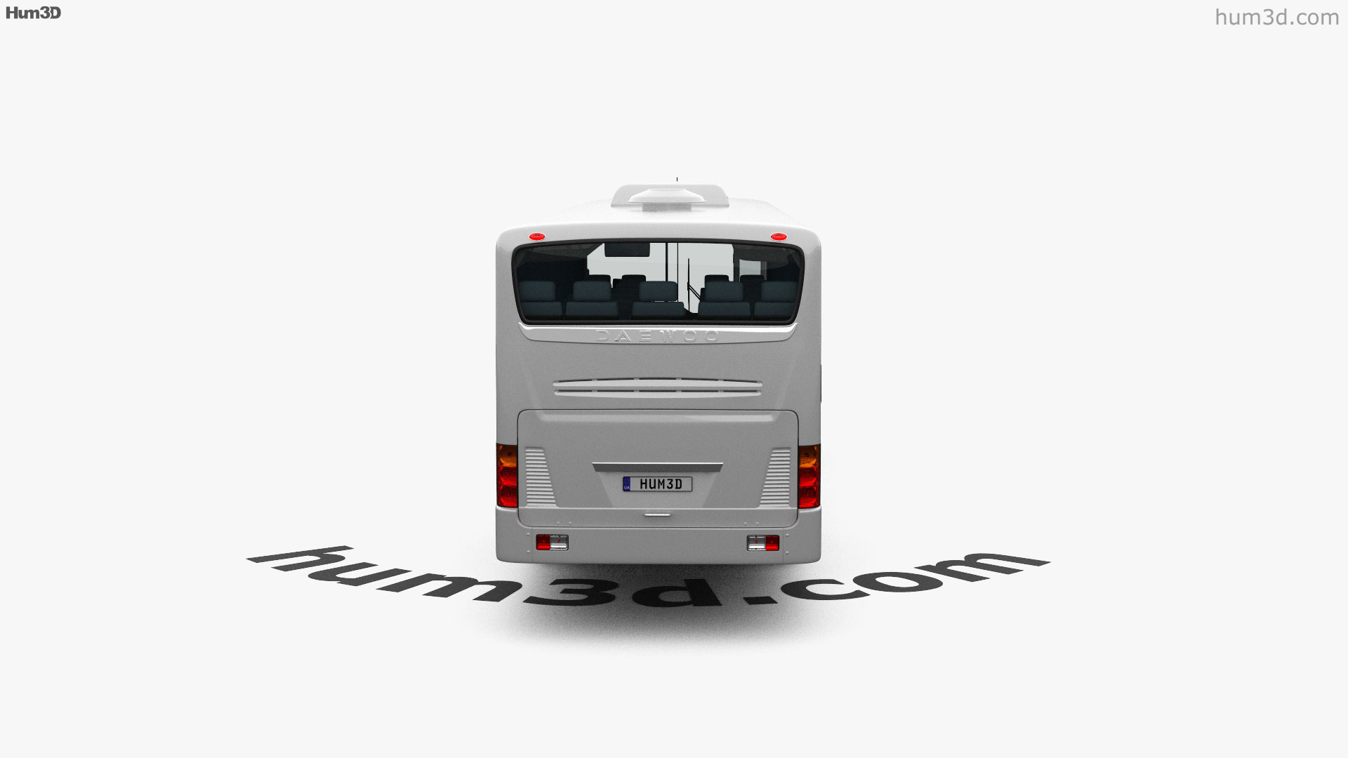 360 view of Daewoo BS106 Bus with HQ interior 2024 3D model - 3DModels ...