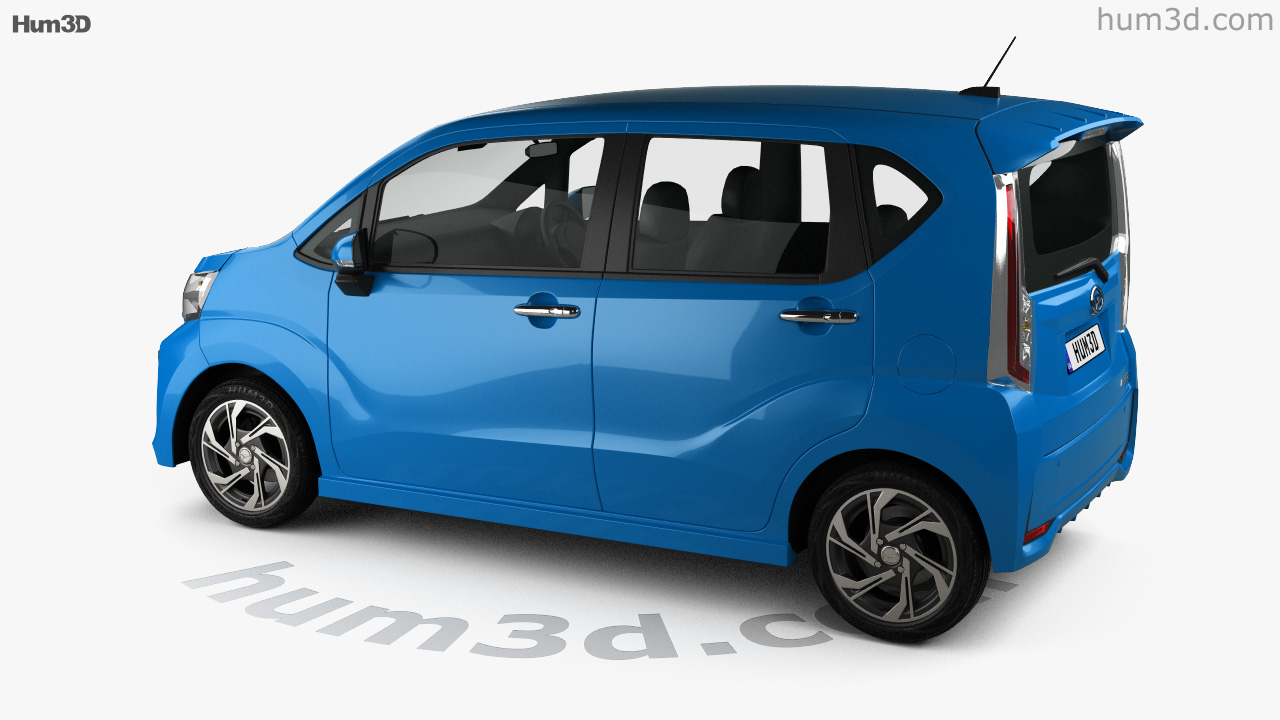 360 view of Daihatsu Move Custom RS 2020 3D model - 3DModels store