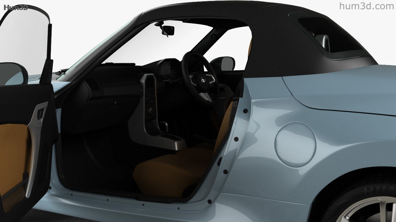 360 view of Daihatsu Copen Robe with HQ interior 2017 3D model ...