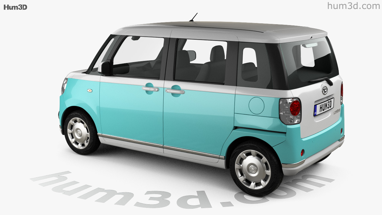 360 view of Daihatsu Move Canbus 2020 3D model - 3DModels store