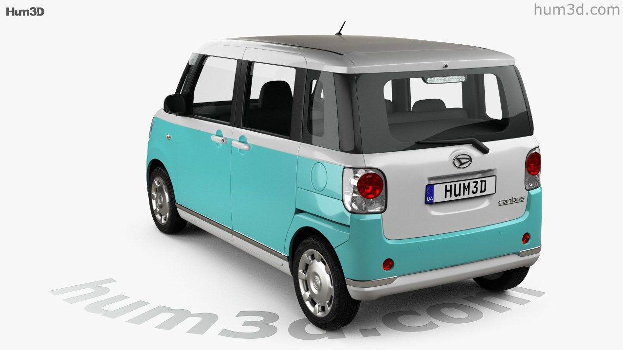 360 view of Daihatsu Move Canbus 2020 3D model - 3DModels store