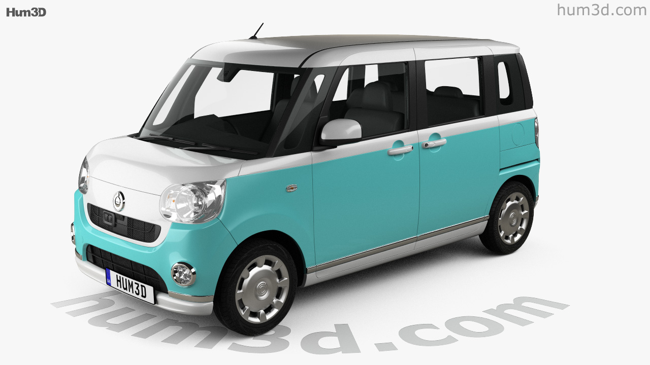 360 view of Daihatsu Move Canbus 2020 3D model - 3DModels store
