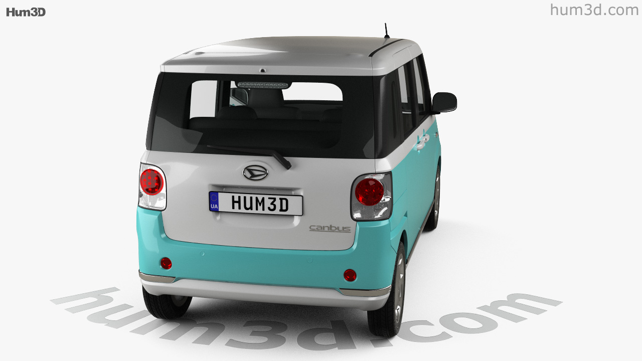 360 view of Daihatsu Move Canbus 2020 3D model - 3DModels store