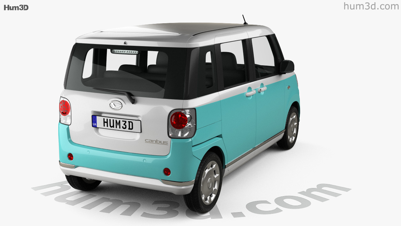 360 view of Daihatsu Move Canbus 2020 3D model - 3DModels store