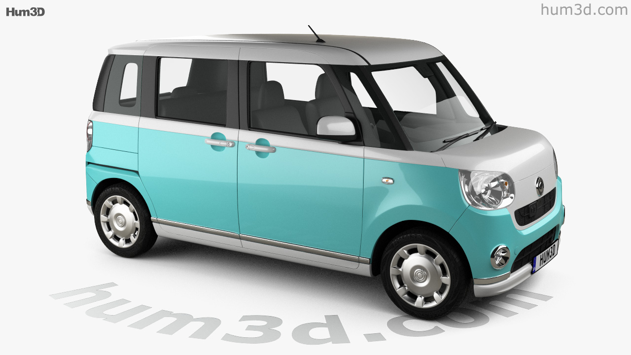 360 view of Daihatsu Move Canbus 2020 3D model - 3DModels store