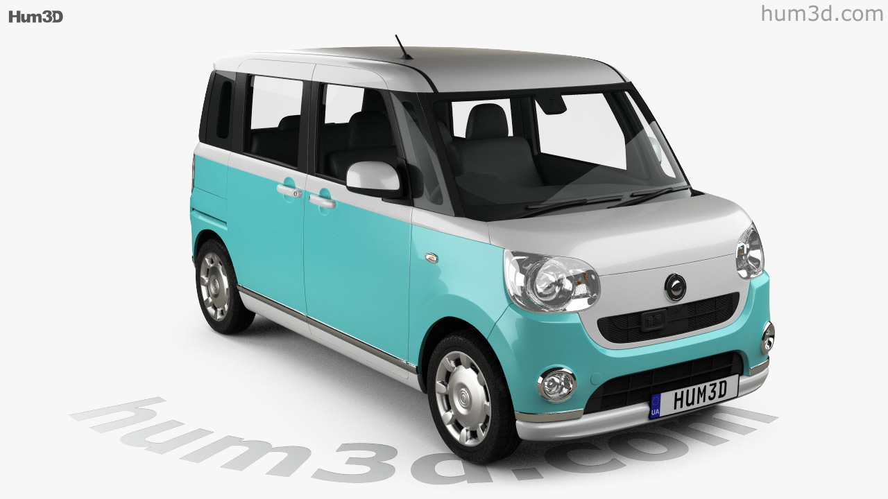 360 view of Daihatsu Move Canbus 2020 3D model - 3DModels store