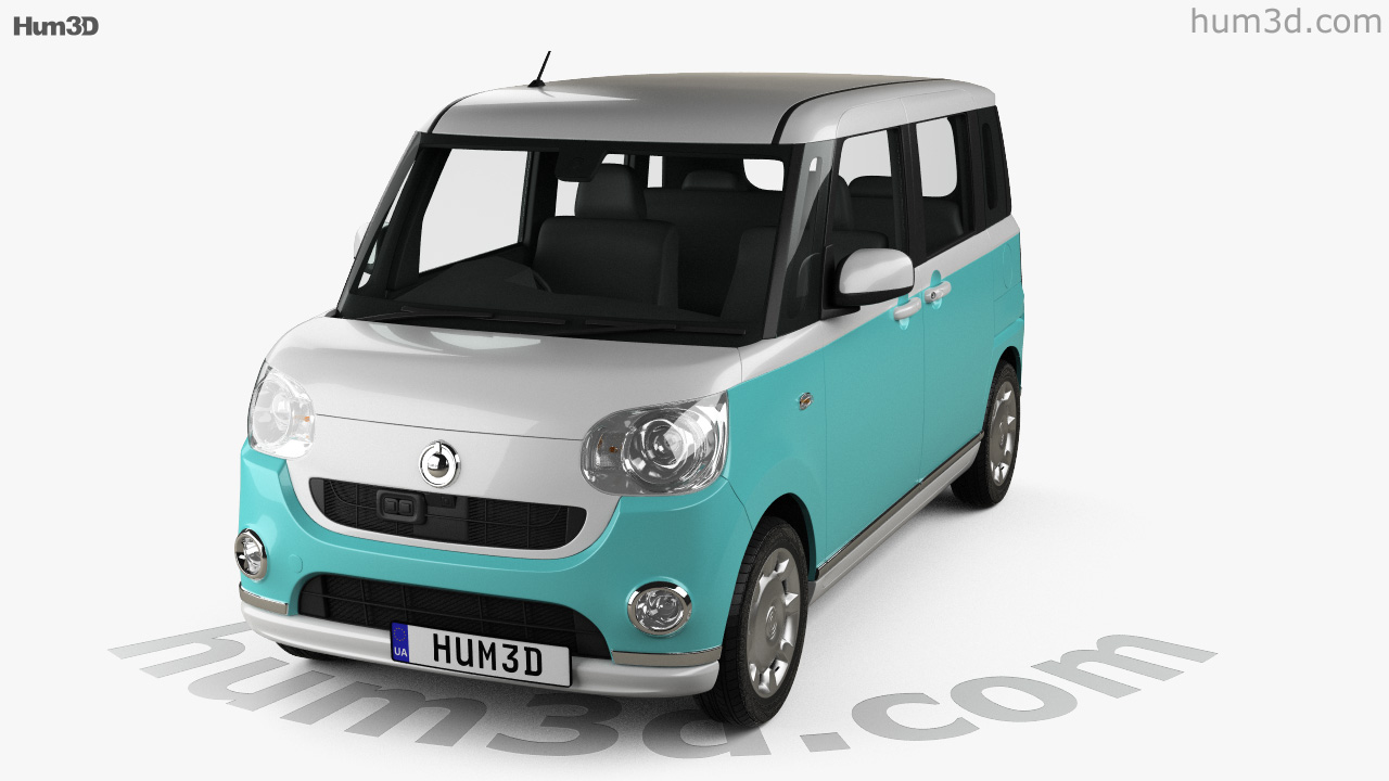 360 view of Daihatsu Move Canbus 2020 3D model - 3DModels store