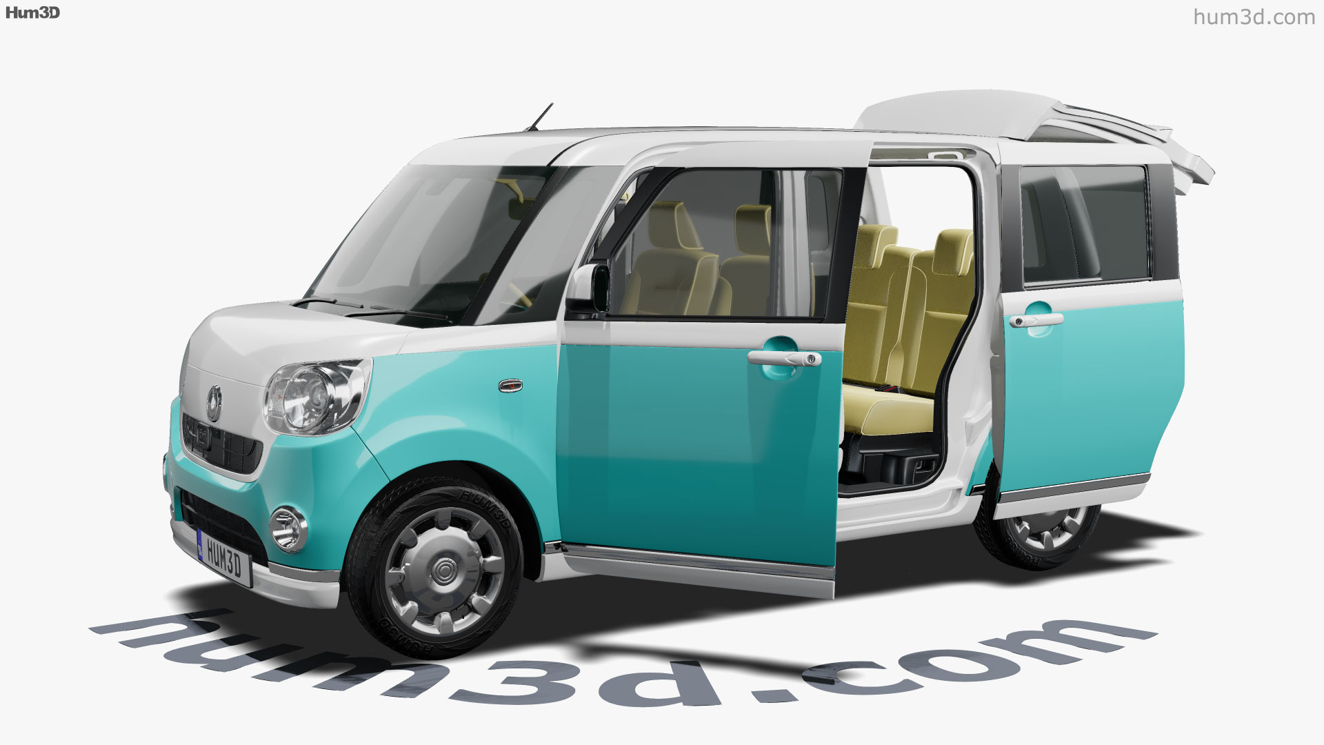360 view of Daihatsu Move Canbus with HQ interior 2020 3D model ...
