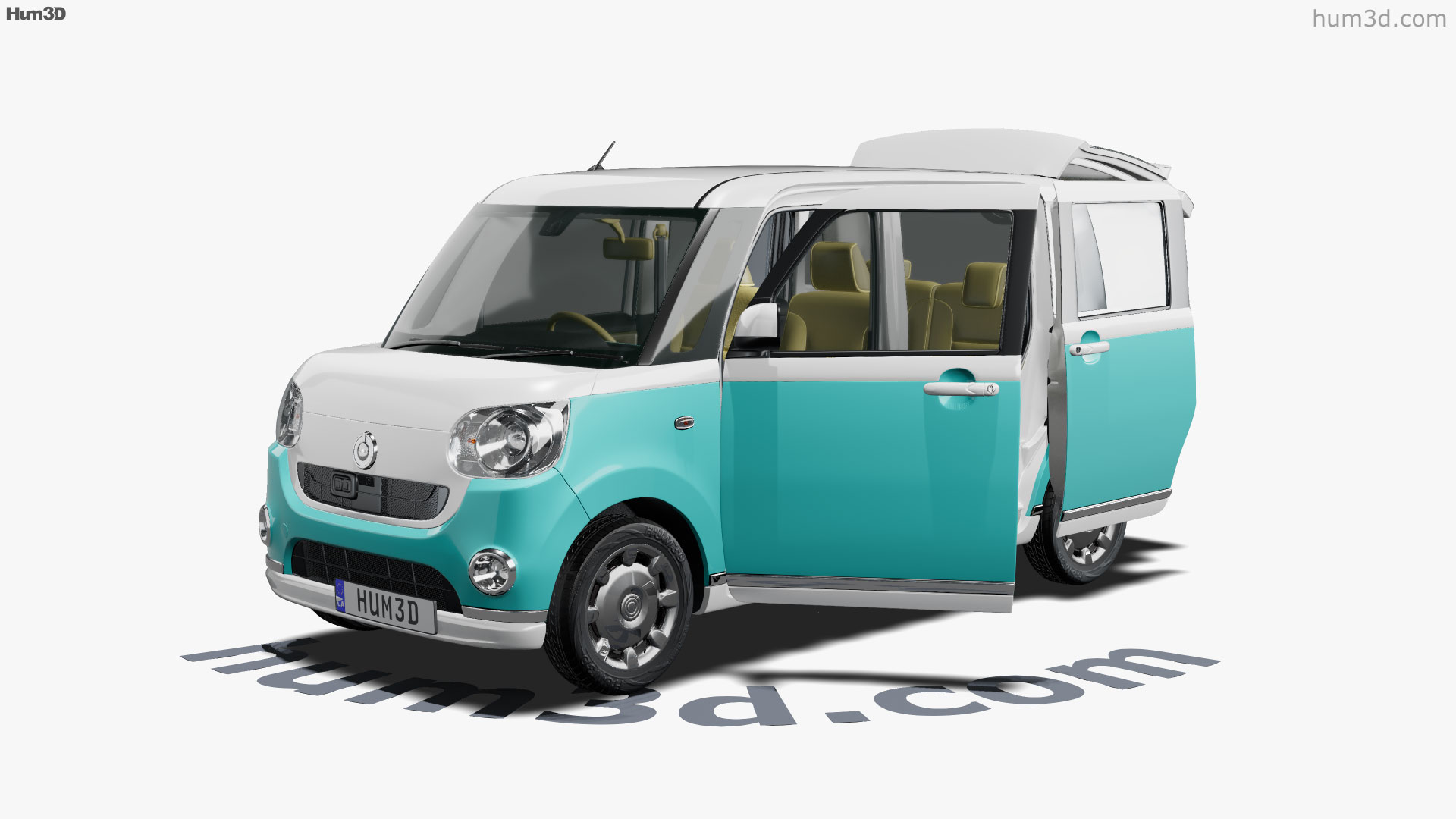 360 view of Daihatsu Move Canbus with HQ interior 2020 3D model ...