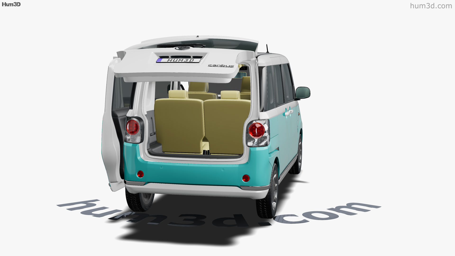 360 view of Daihatsu Move Canbus with HQ interior 2020 3D model ...