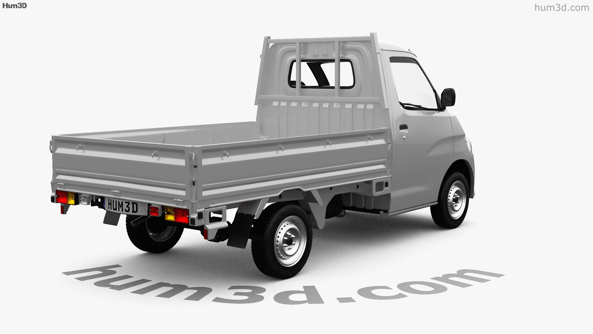 360 view of Daihatsu Gran Max Dropside 2023 3D model - 3DModels store