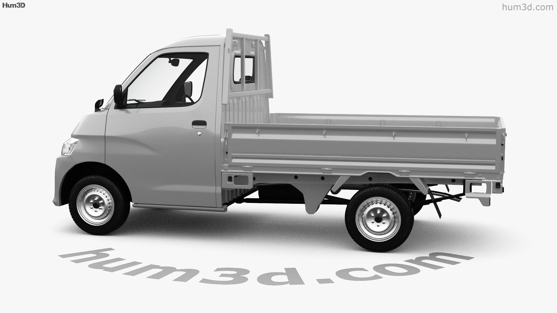 360 view of Daihatsu Gran Max Dropside 2023 3D model - 3DModels store