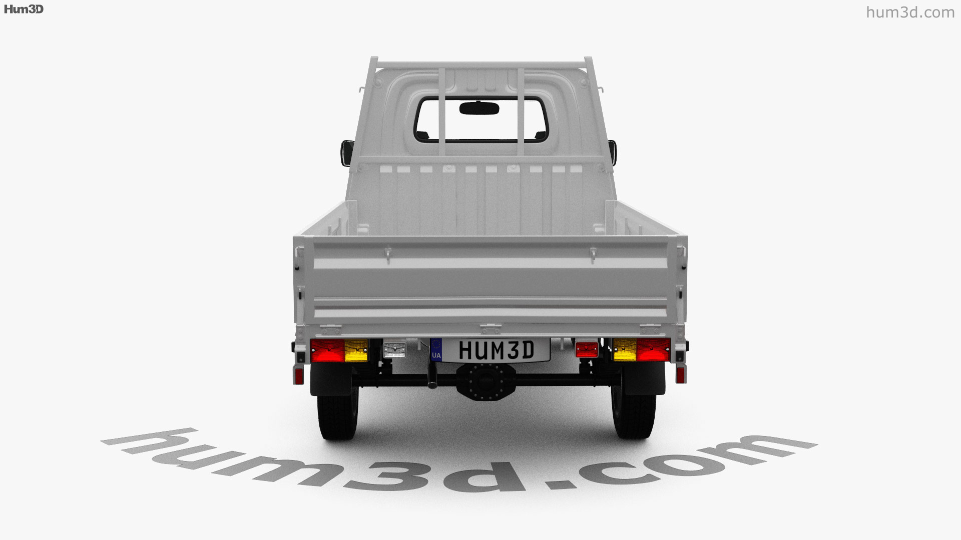 360 view of Daihatsu Gran Max Dropside 2023 3D model - 3DModels store