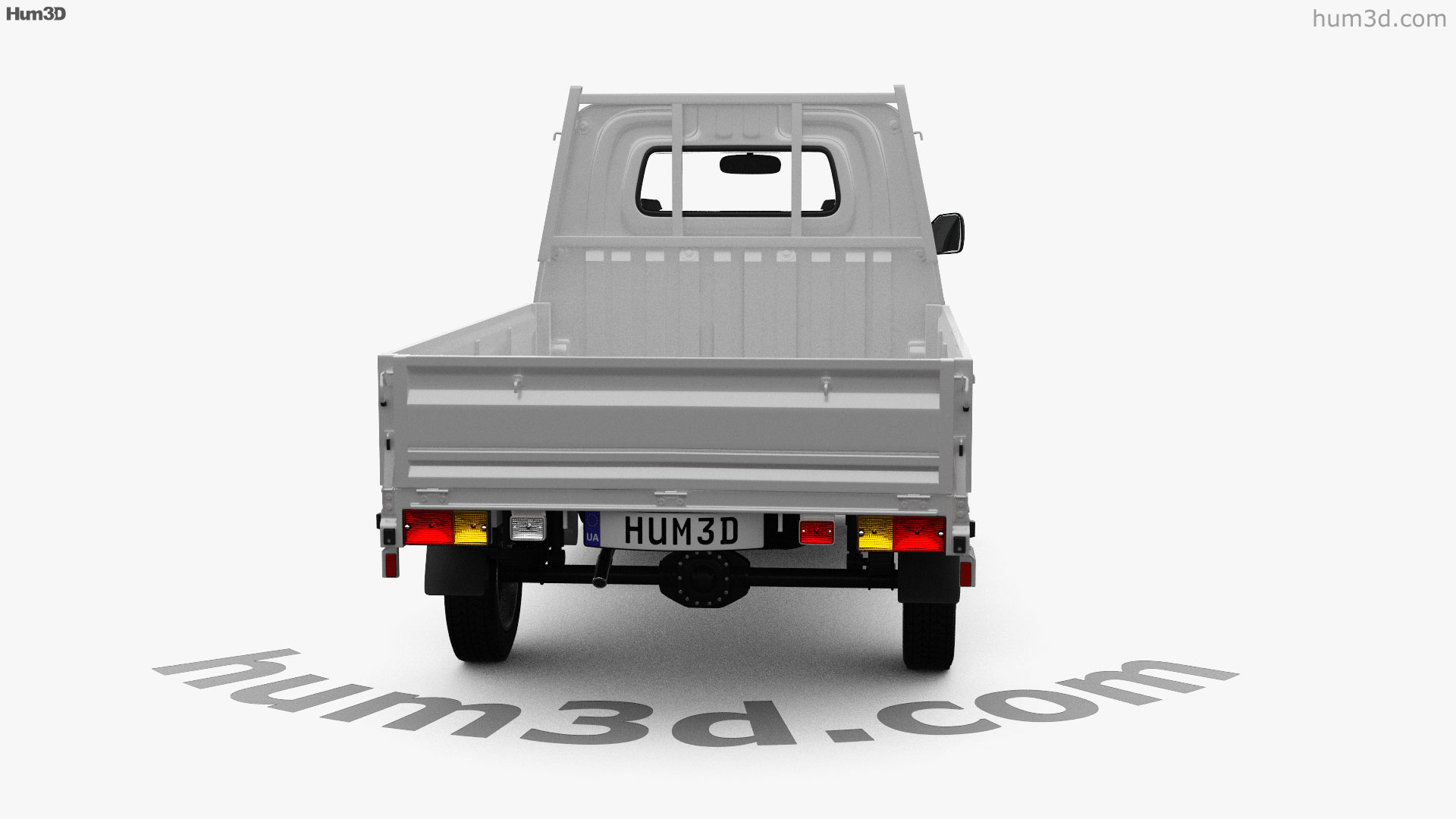 360 view of Daihatsu Gran Max Dropside 2023 3D model - 3DModels store