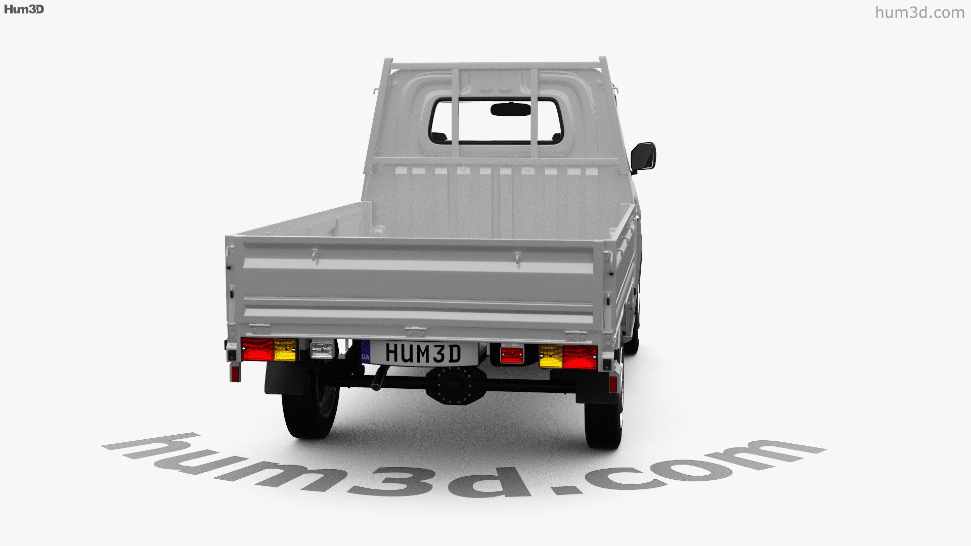 360 view of Daihatsu Gran Max Dropside 2023 3D model - 3DModels store