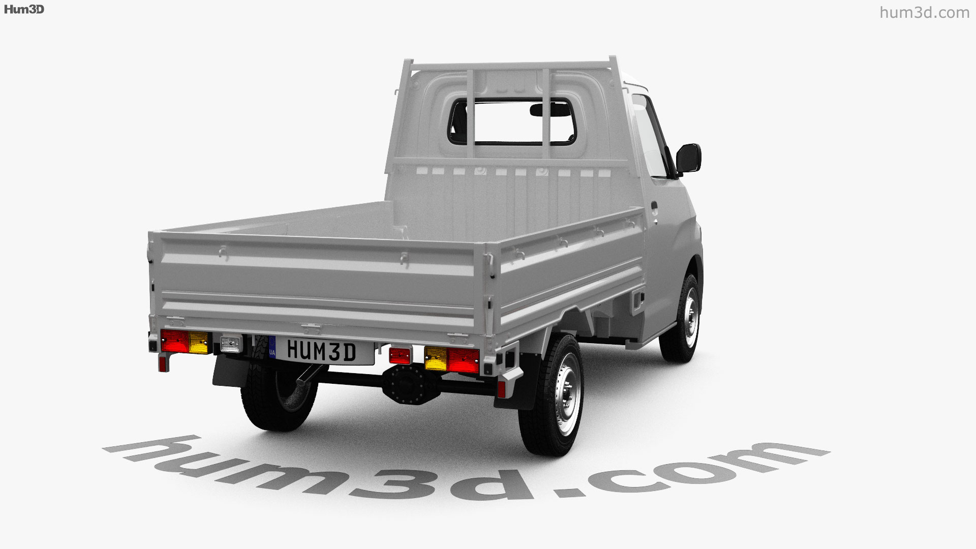 360 view of Daihatsu Gran Max Dropside 2023 3D model - 3DModels store