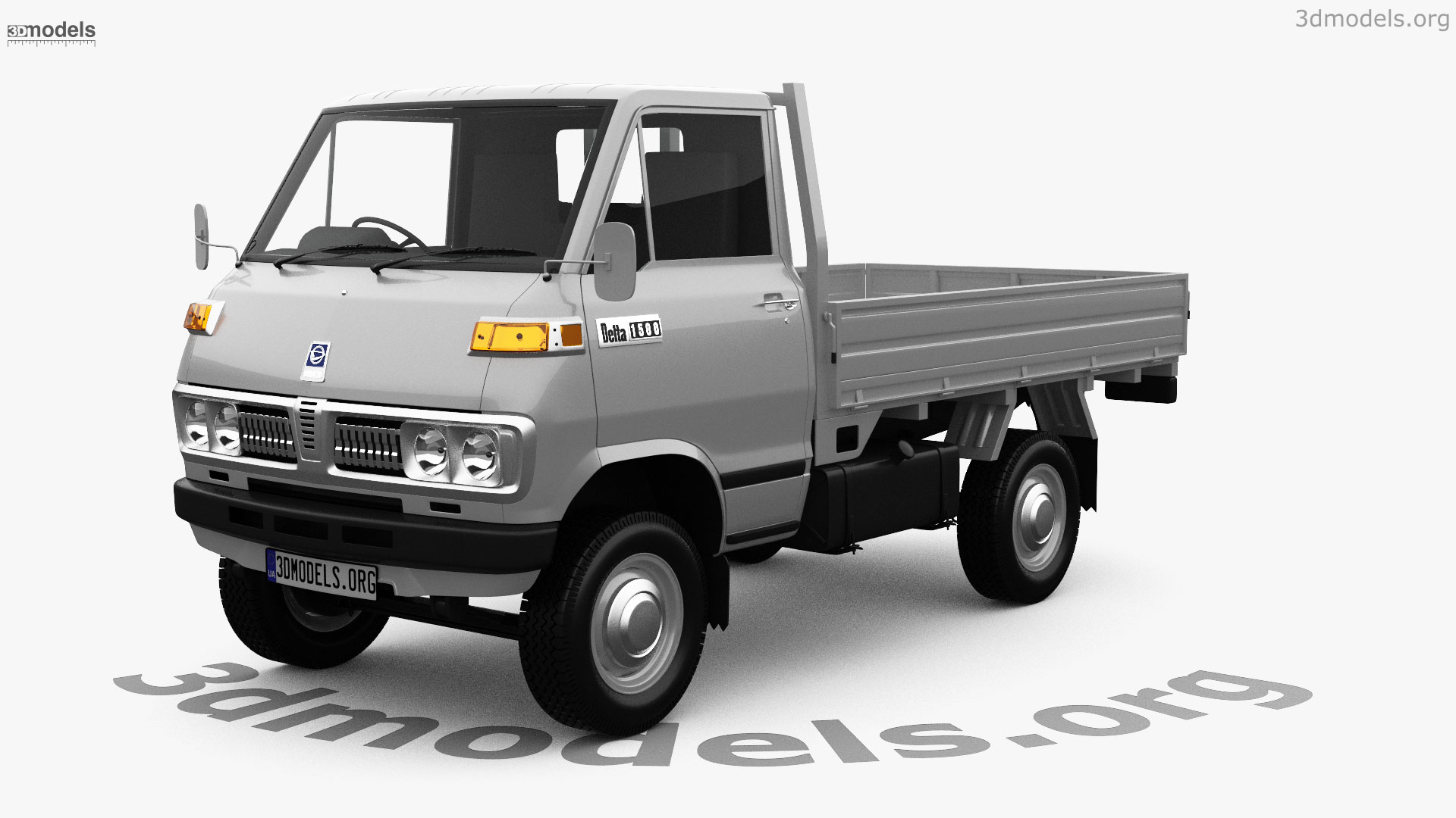 360 view of Daihatsu Delta 1500 1977 3D model - 3DModels store
