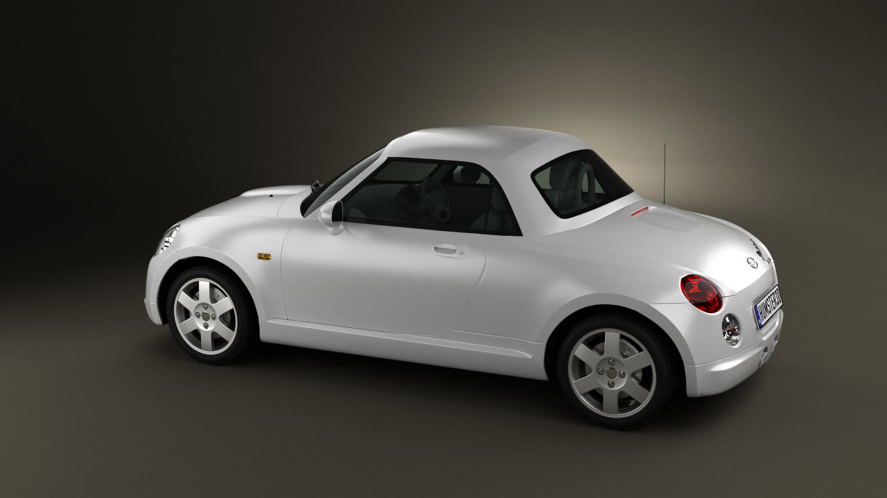 360 view of Daihatsu Copen 2013 3D model - 3DModels store
