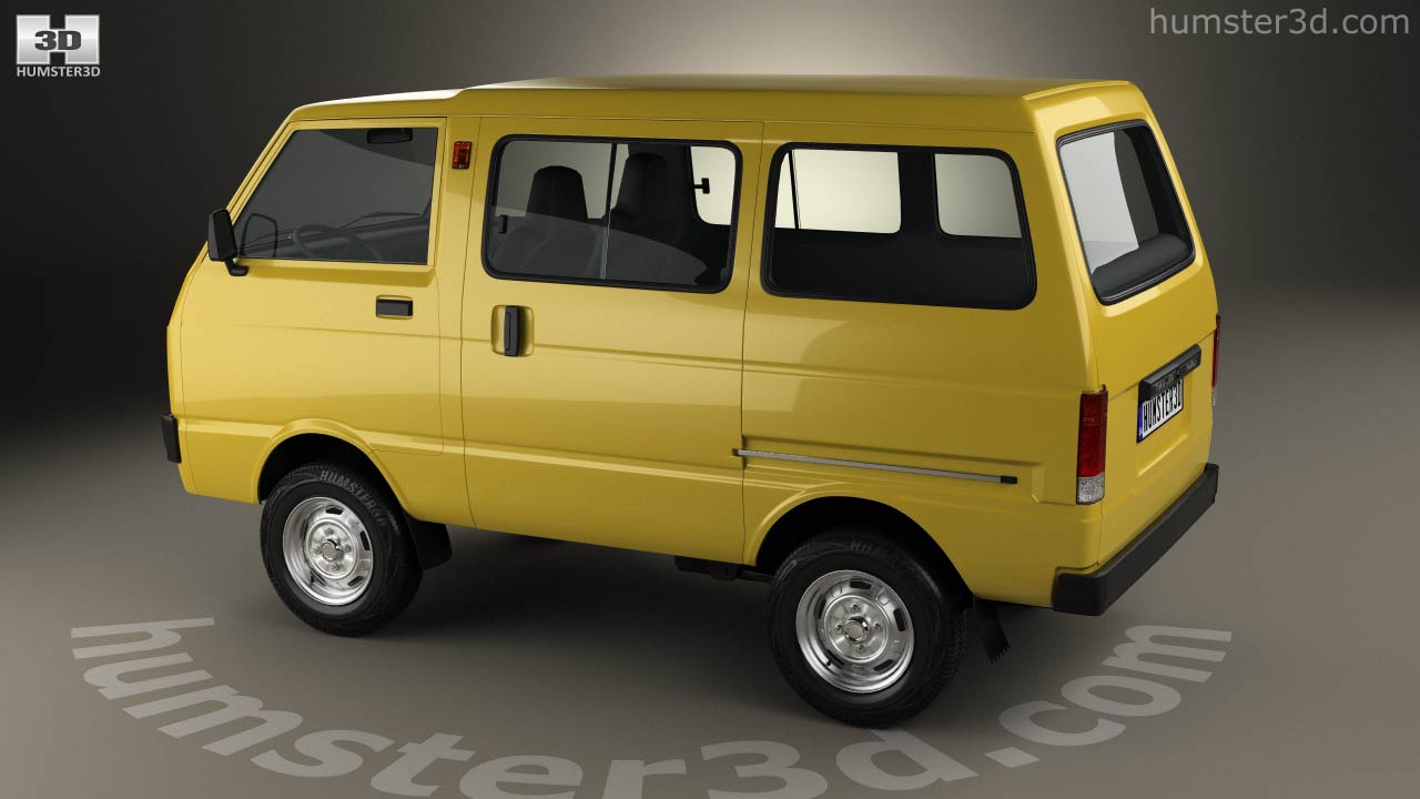 360 view of Daihatsu Hijet Tianjin TJ 110 1981 3D model - 3DModels store