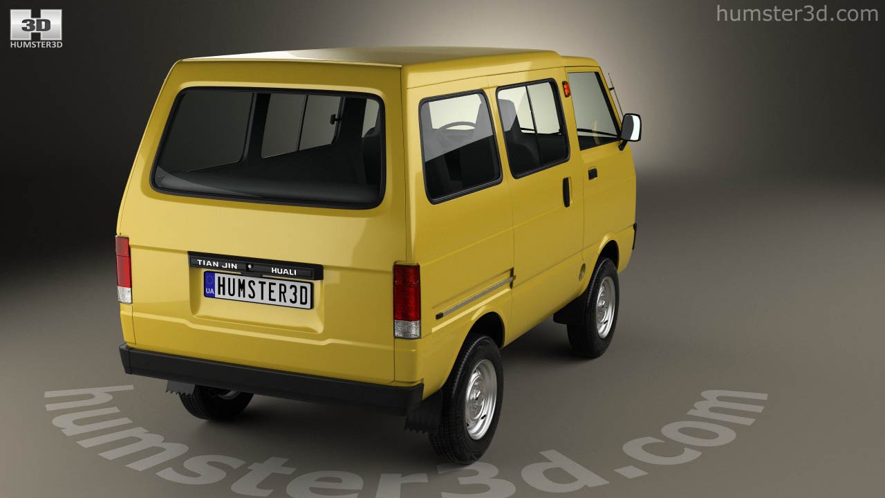 360 view of Daihatsu Hijet Tianjin TJ 110 1981 3D model - 3DModels store