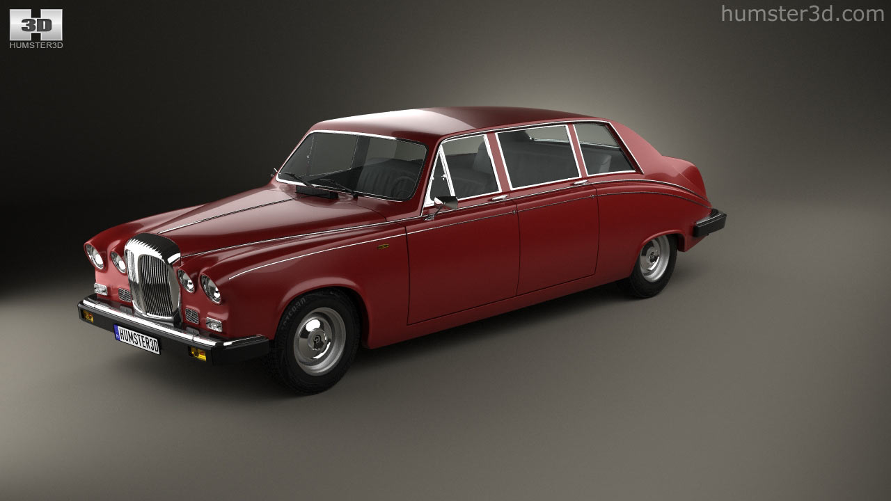 360 view of Daimler DS420 1987 3D model - 3DModels store