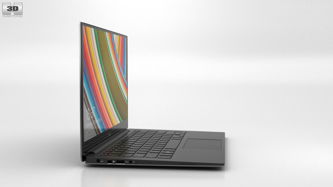 360 view of Dell XPS 13 3D model - 3DModels store