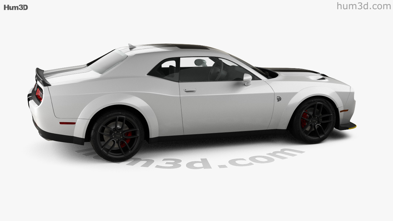 360 view of Dodge Challenger SRT Hellcat Wide Body 2020 3D model ...