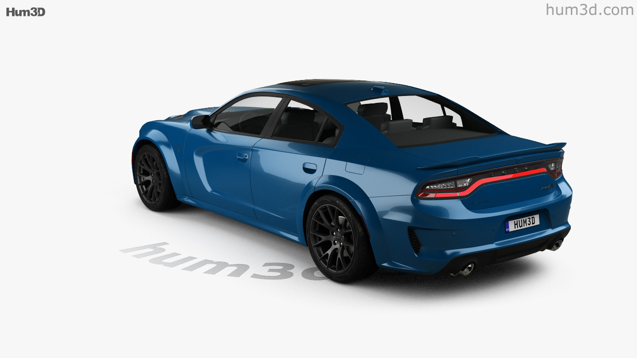 360 view of Dodge Charger SRT Hellcat Wide body 2022 3D model ...