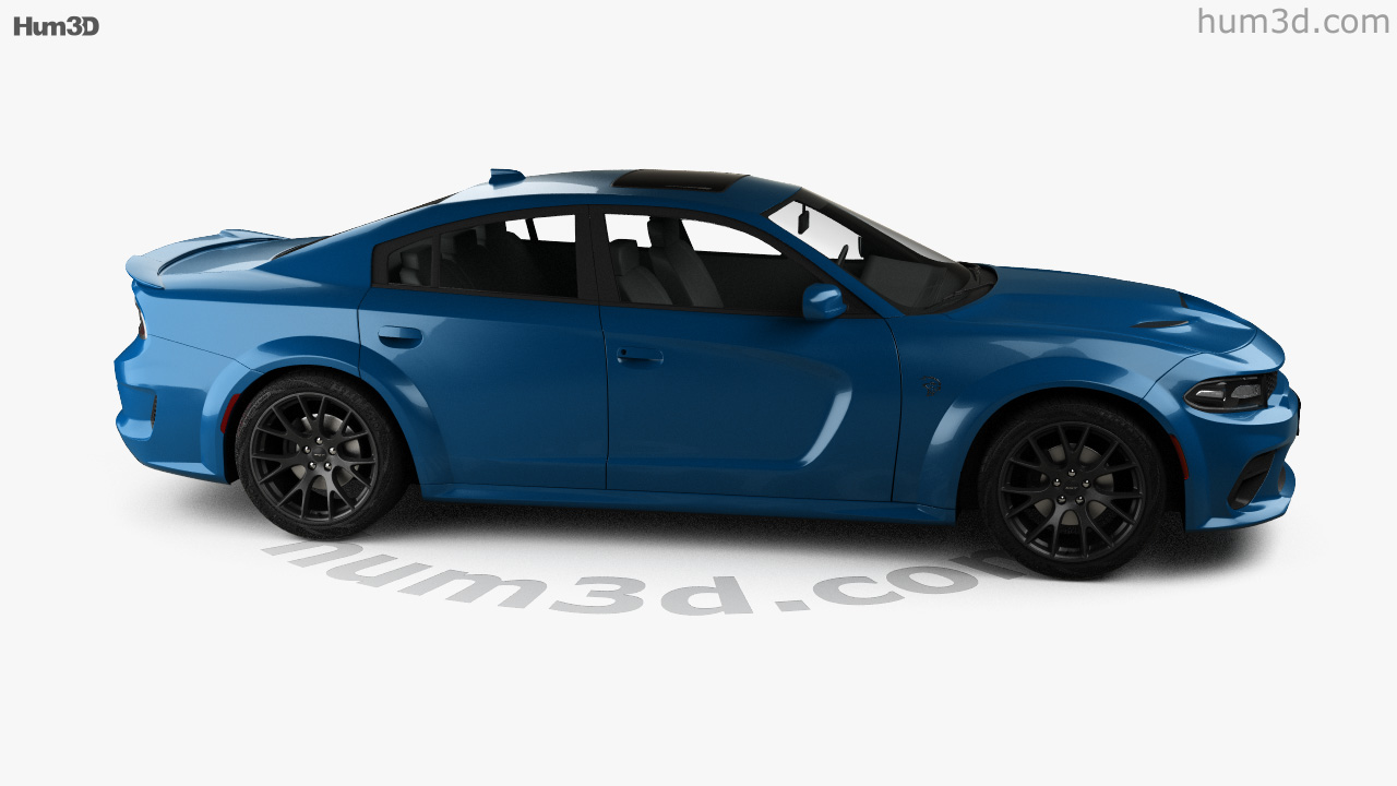360 view of Dodge Charger SRT Hellcat Wide body 2022 3D model ...