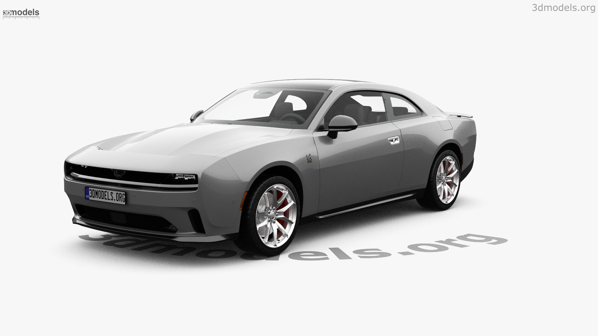 360 view of Dodge Charger Daytona Scat Pack 2025 3D model - 3DModels store
