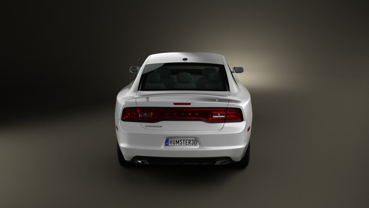 360 view of Dodge Charger (LX) 2012 3D model - 3DModels store