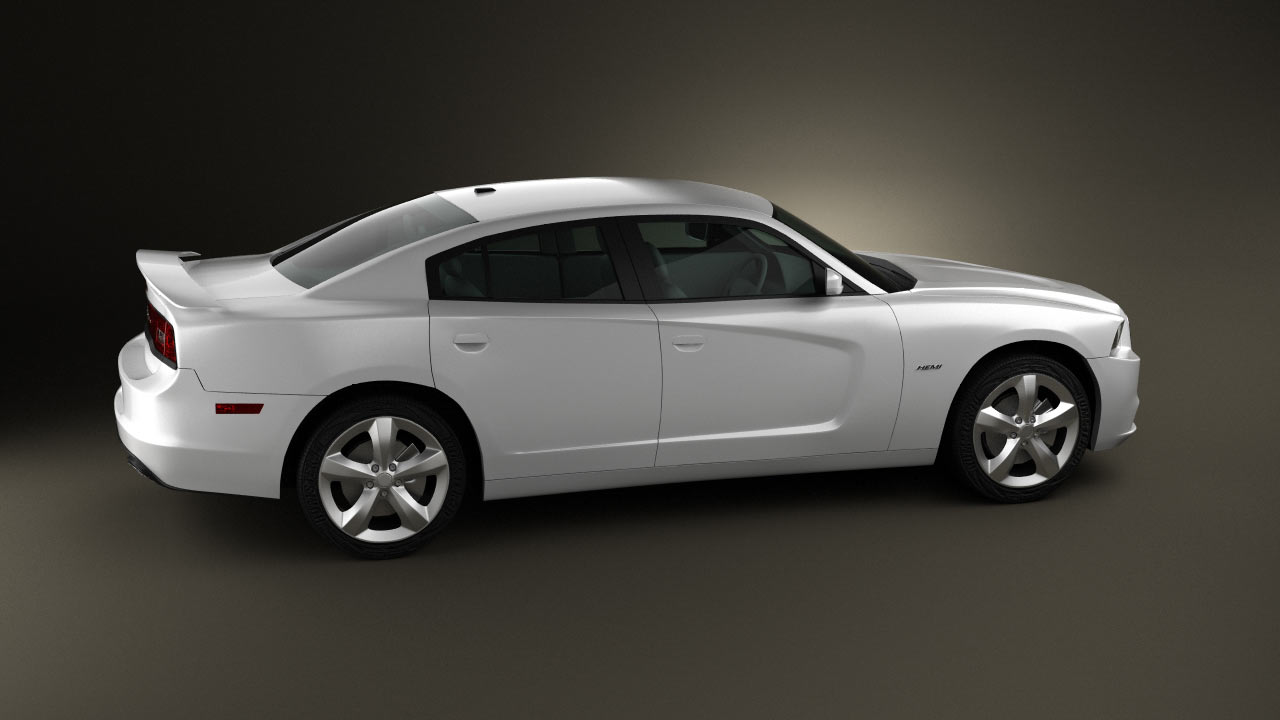 360 view of Dodge Charger (LX) 2012 3D model - 3DModels store