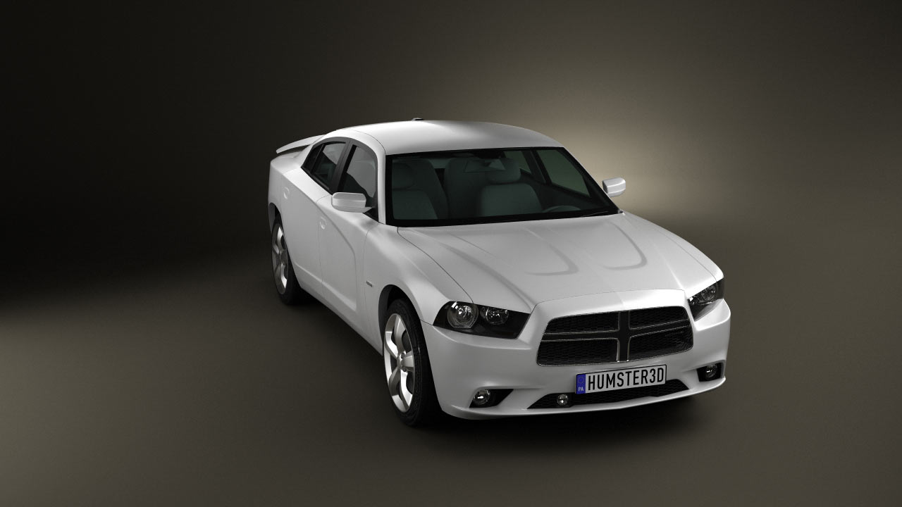 360 view of Dodge Charger (LX) 2012 3D model - 3DModels store
