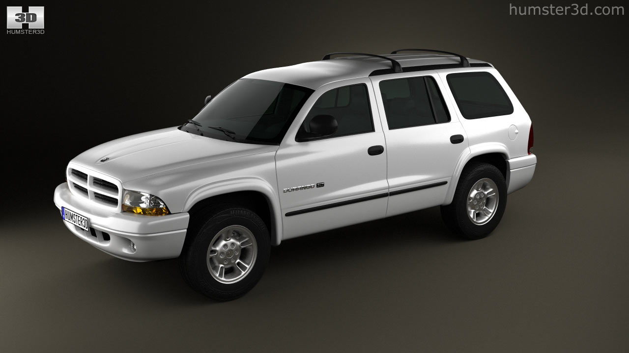 360 view of Dodge Durango 2003 3D model - 3DModels store