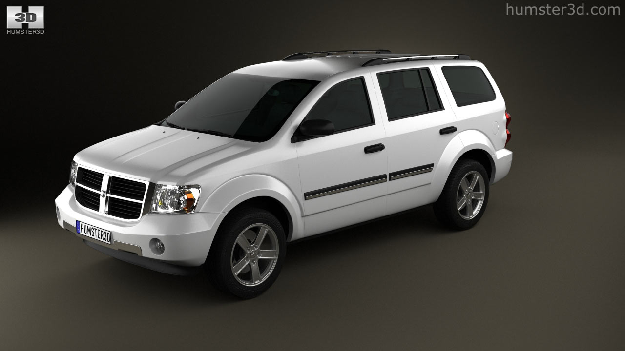 360 view of Dodge Durango 2009 3D model - 3DModels store