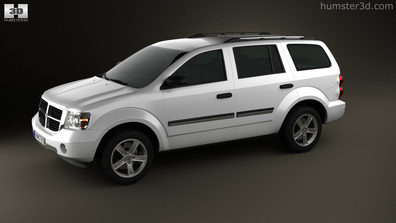 360 view of Dodge Durango 2009 3D model - 3DModels store