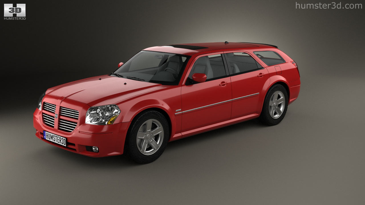 360 view of Dodge Magnum RT 2009 3D model - 3DModels store