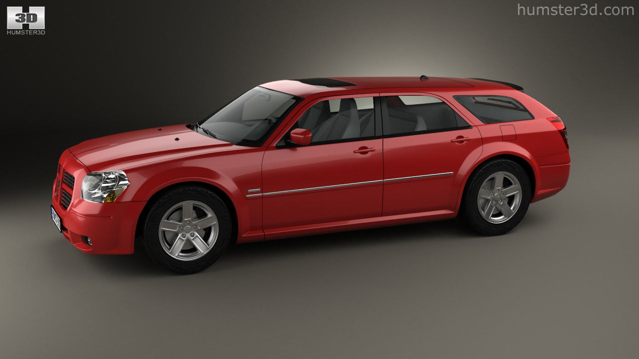 360 view of Dodge Magnum RT 2009 3D model - 3DModels store