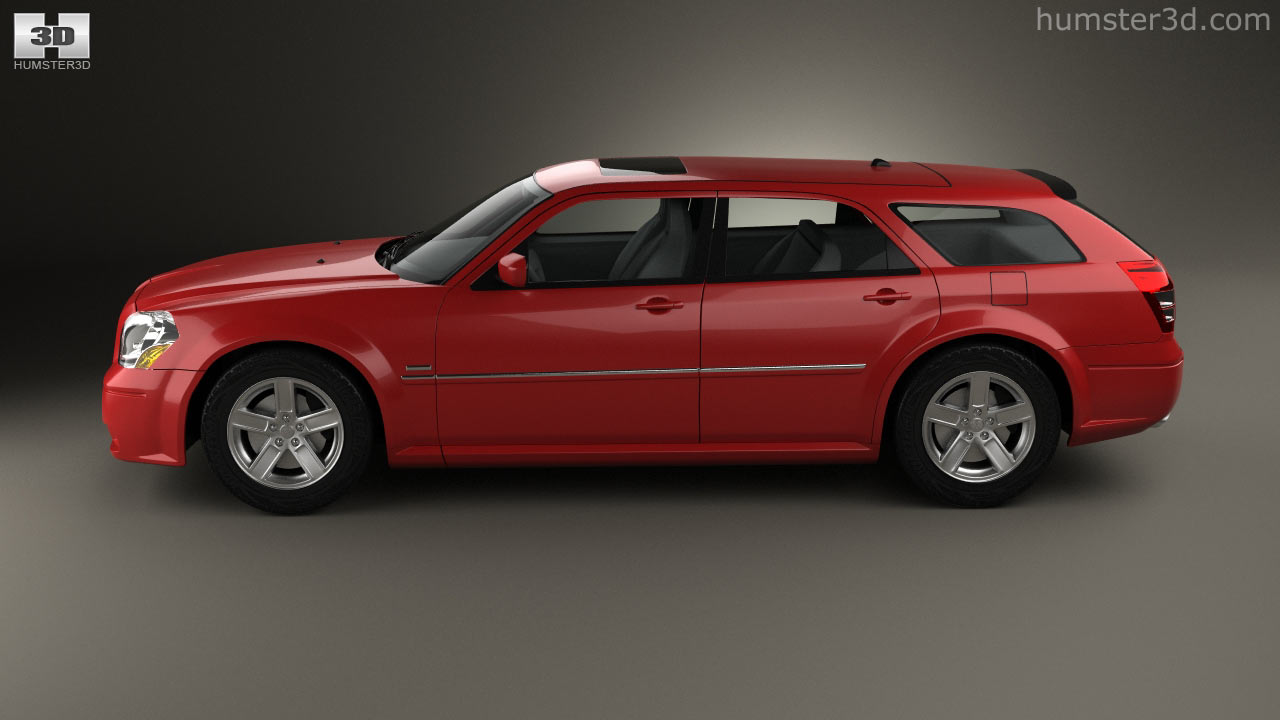 360 view of Dodge Magnum RT 2009 3D model - 3DModels store